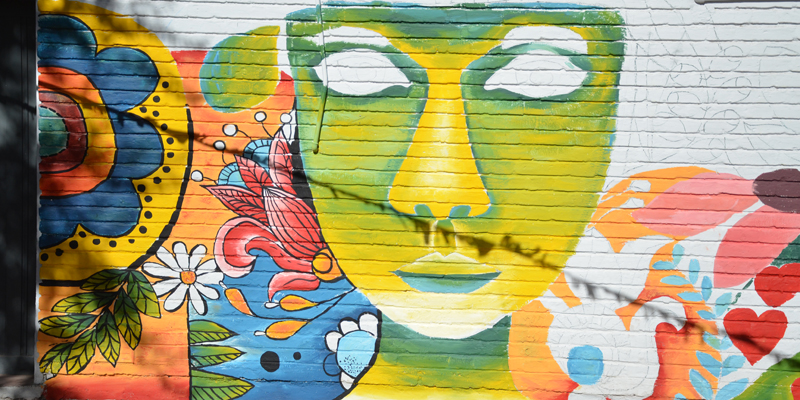 Un gran mural por la inclusión